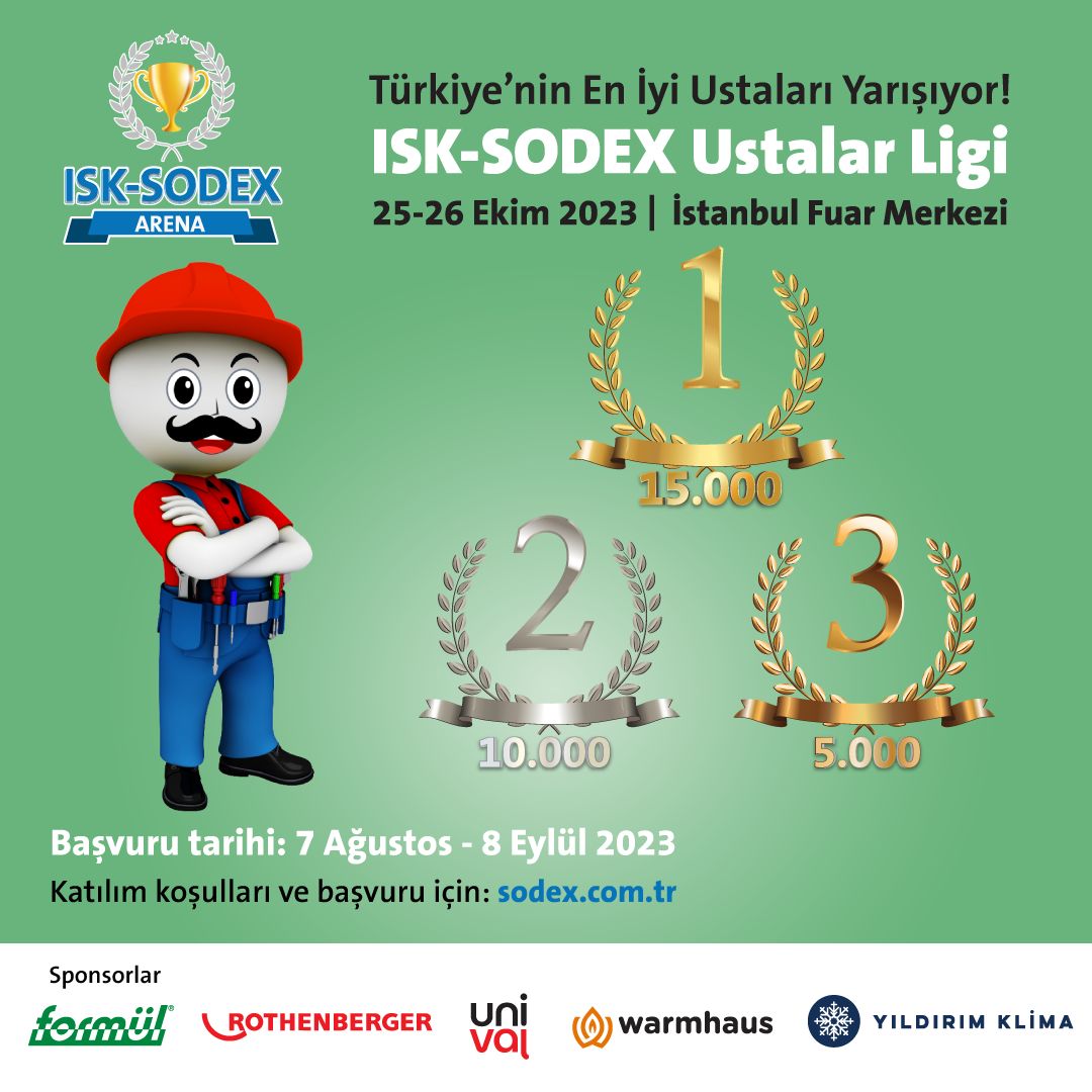 ISK-SODEX ARENA, Ustalar Ligi ve Geleceğin Ustaları Yarışmaları ile ...